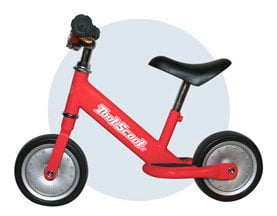 TootScoot II Balance Bike for Kids, Adjustable Seat, Red - Walmart.com