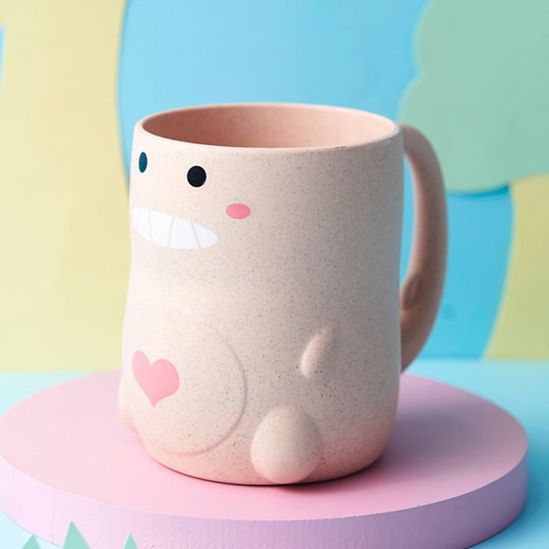 Tooth Brush Cups Bathroom Tumbler Cute Pattern Bathroom Cup BPA Free ...