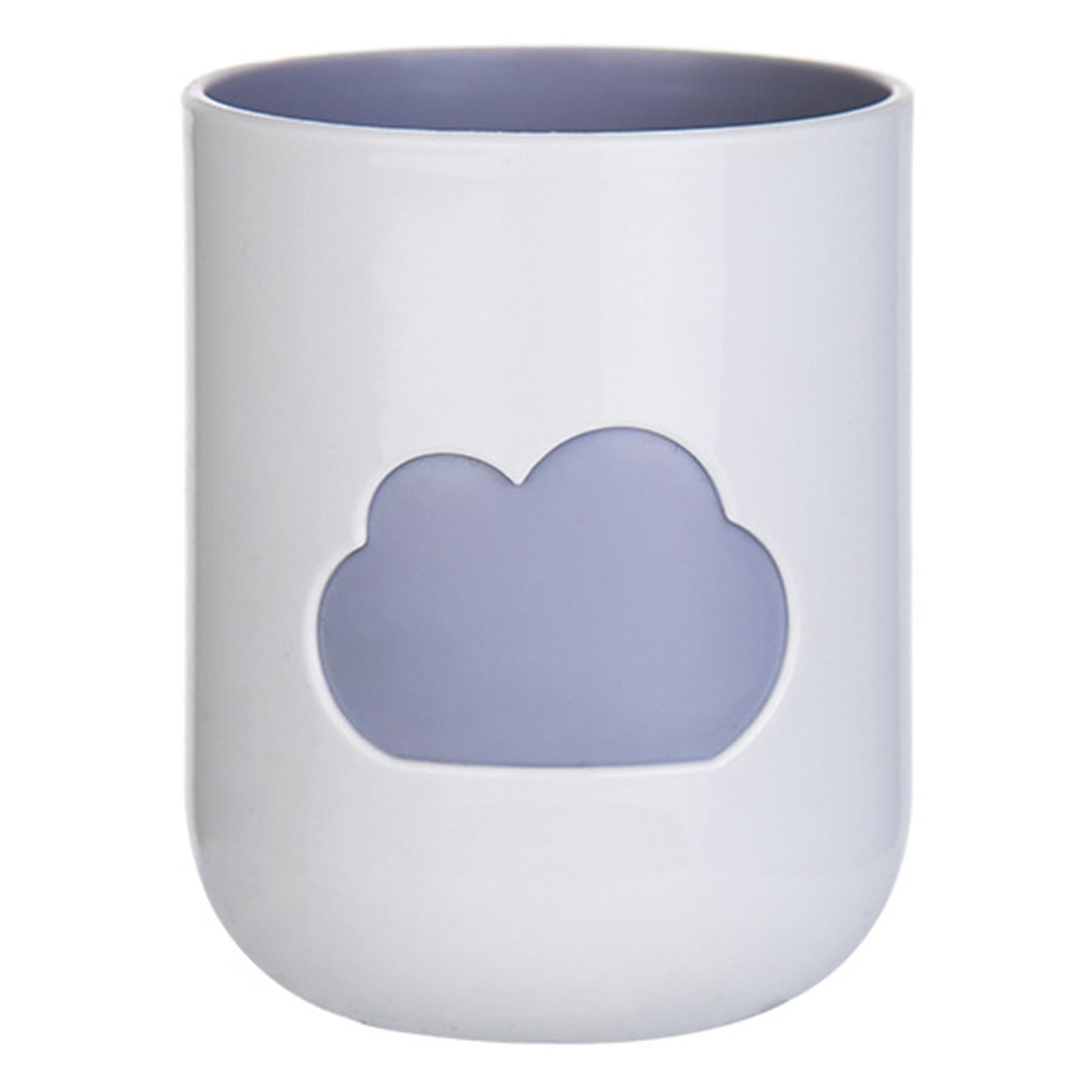 Tooth Brushing Cup Cloud Shape Reusable Mouthwash Cup For Bathroom ...