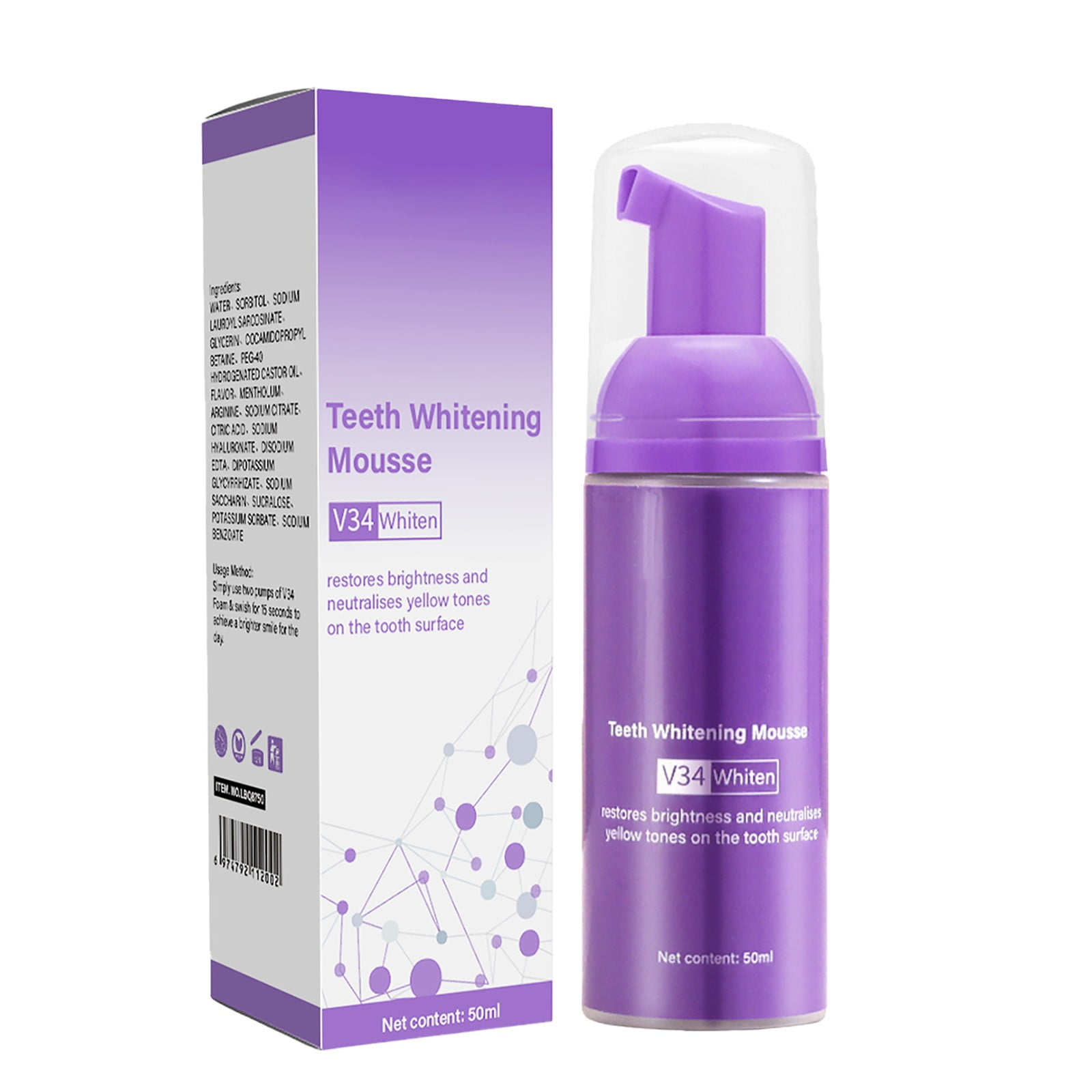 Tooth Care Foam Toothpaste Ultra Fine Mousses Foam Deeply Cleaning Gums ...