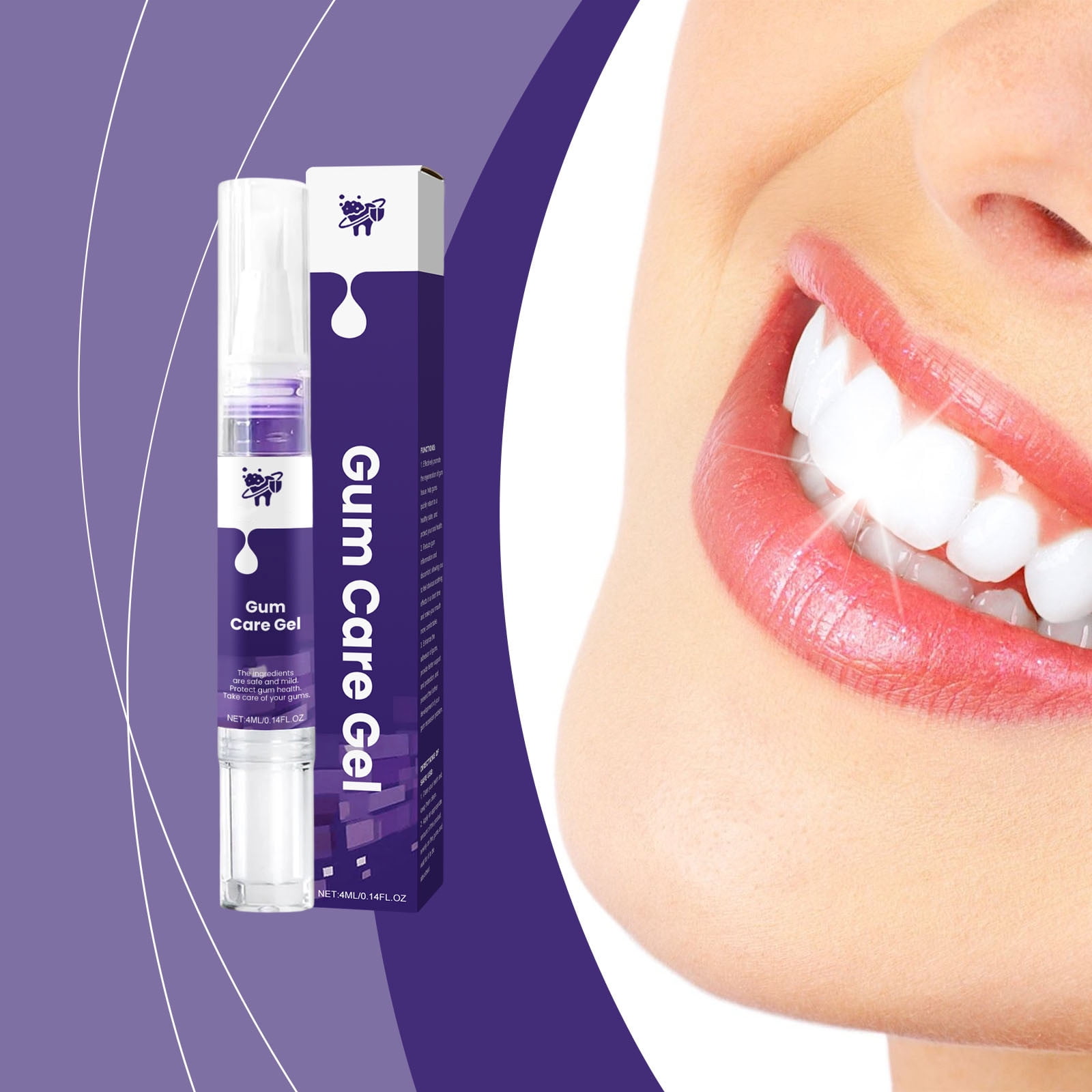 Tooth Care Gel 4ml Gentle Oral Cleaning and Maintenance,Removes Stains ...