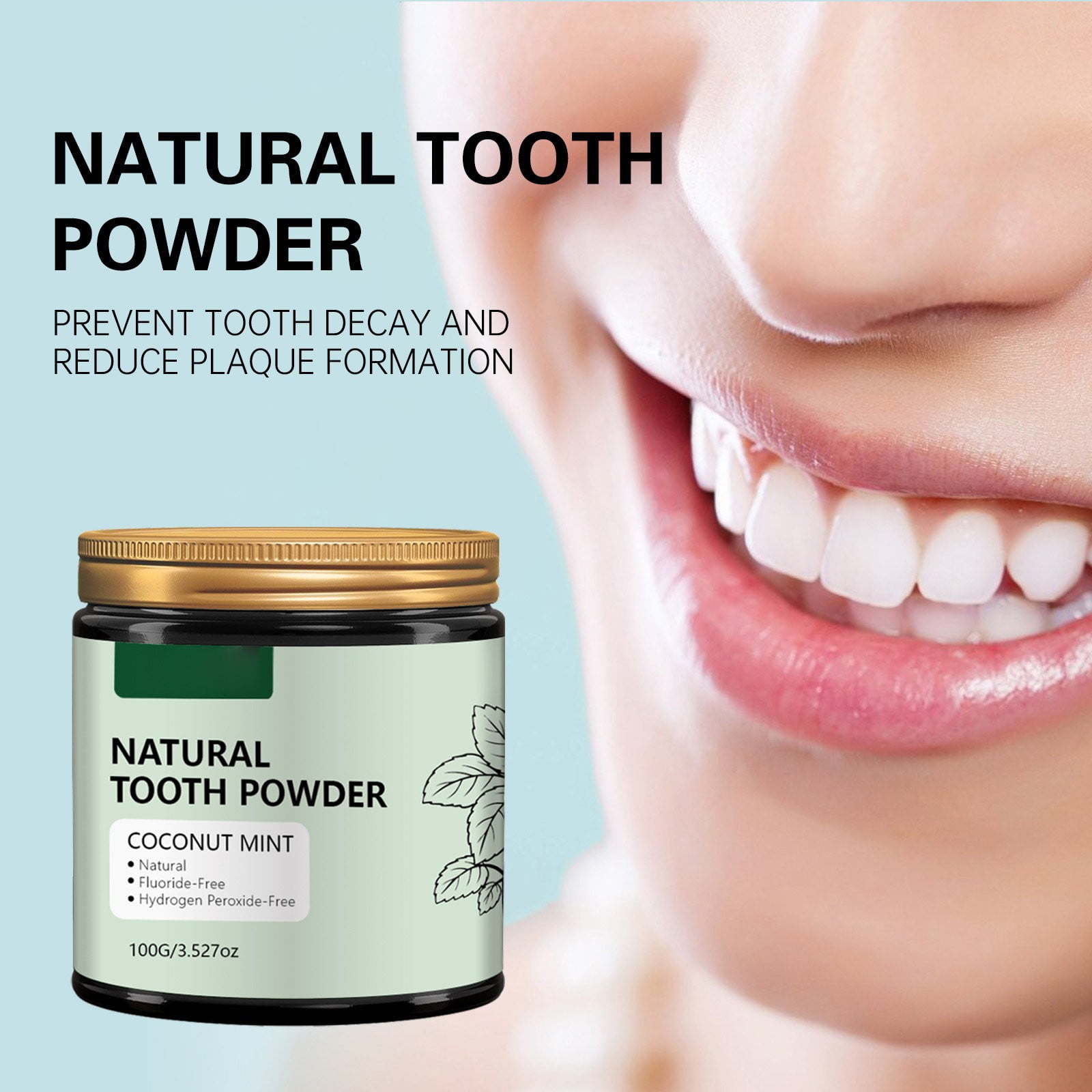 Tooth Care Remineralizing Tooth Powder with Hydroxyapatite Natural ...