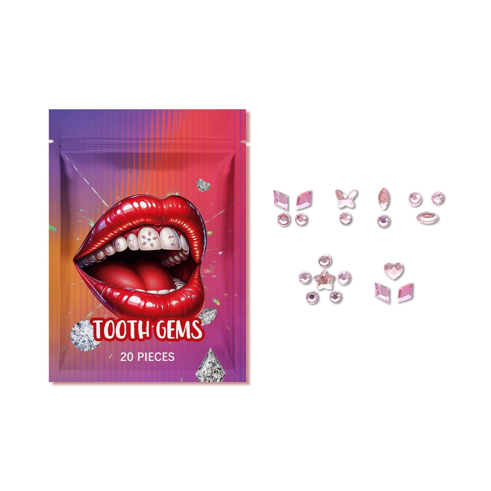 Tooth Care Teeth DIY Gem Set Teeth Gem Set Jewelry Set Birthday ...
