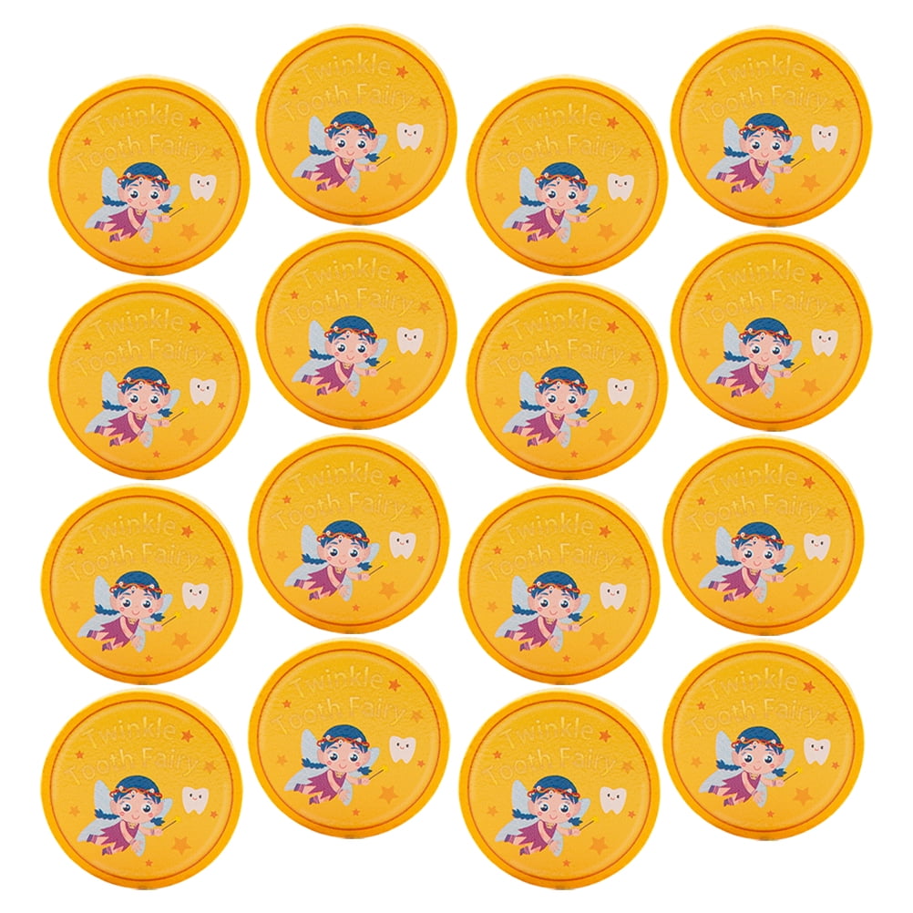 Tooth Coin Tooth-fairy Wood Reward Memorial Gifts Child Baby Puzzle 20 ...