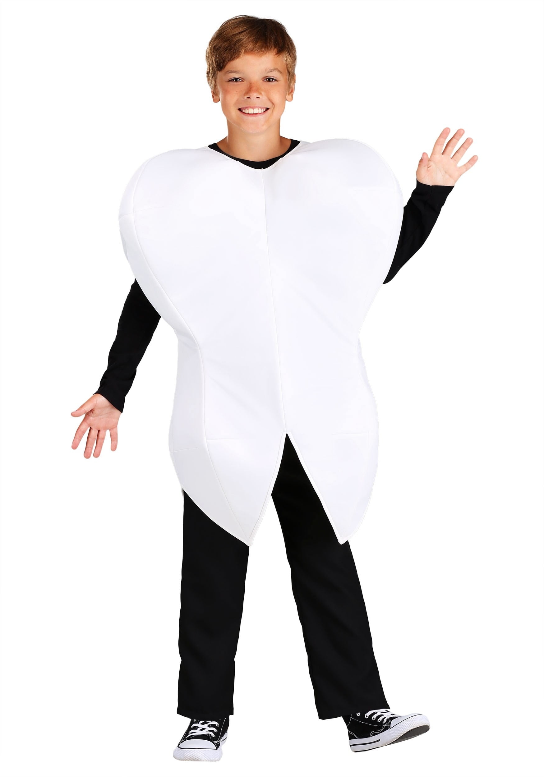 FUN Costumes Adults Tooth Halloween Costume, Polyester Tunic, One Size ...