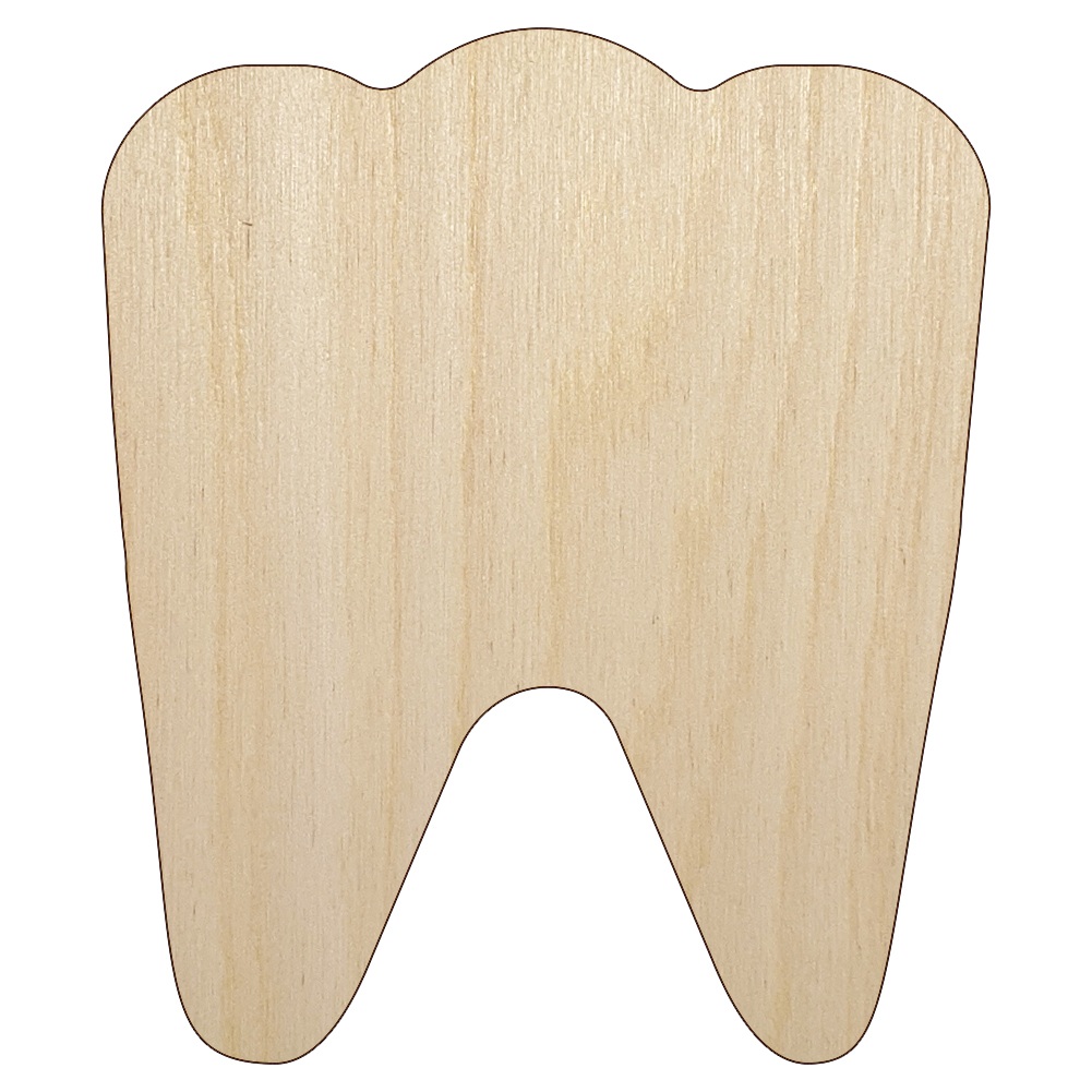 Tooth Dentist Wood Shape Unfinished Piece Cutout Craft DIY Projects - 6 ...