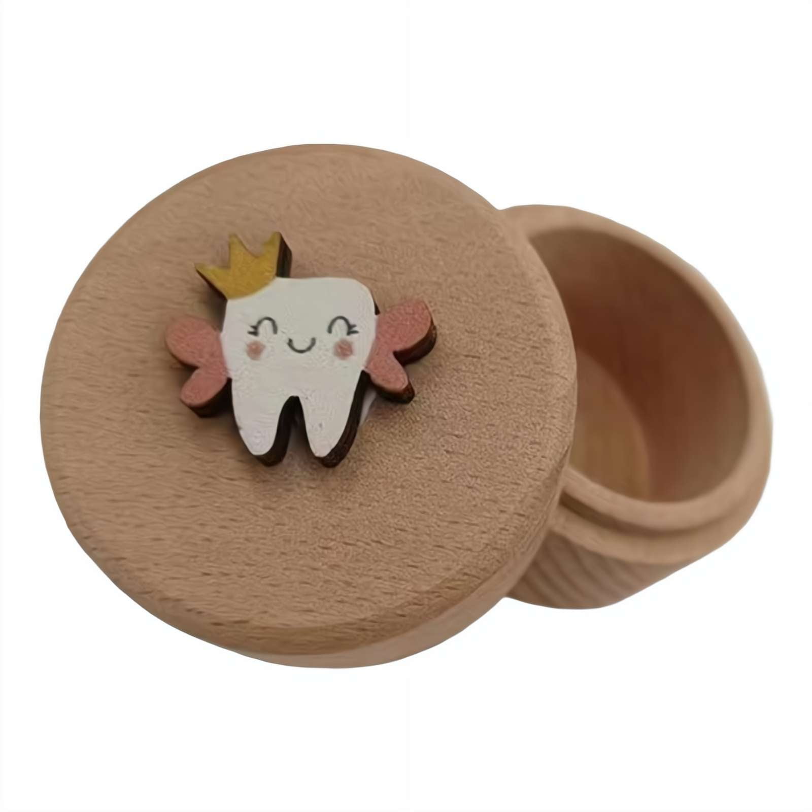 Tooth Fairy Box First Tooth Keepsake Box Wooden Holder Organizer ...