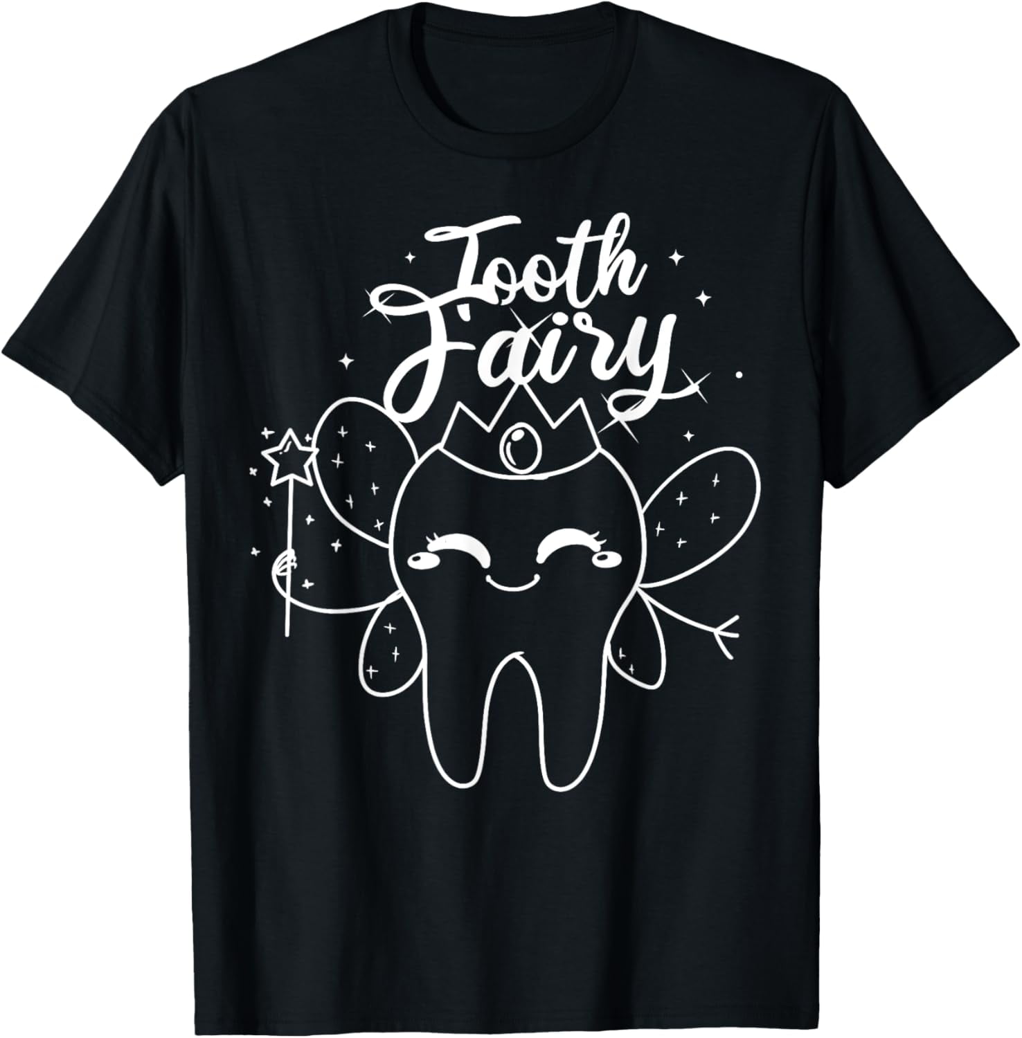 Tooth Fairy Dental Teeth Letter T-Shirt - Walmart.com