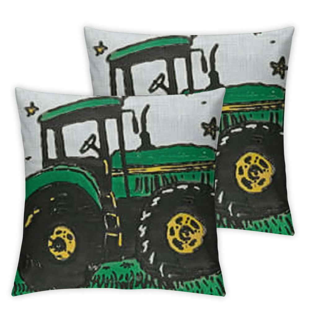 Tooth Fairy Pillow for Boys, Tractor Themed, Secure Tooth Pocket ...