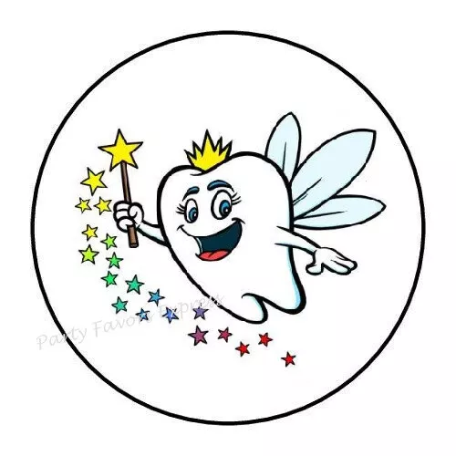 Tooth Fairy Sticker Party Favors Sticker Envelope Seals Labels Stickers ...
