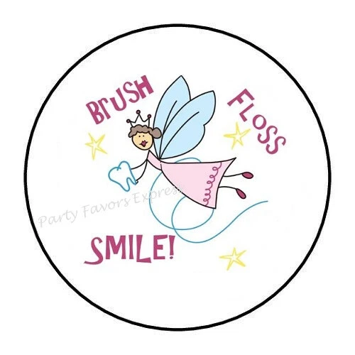 Tooth Fairy Stickers Party Favors Phone Decal Water Bottle Stickers Car ...