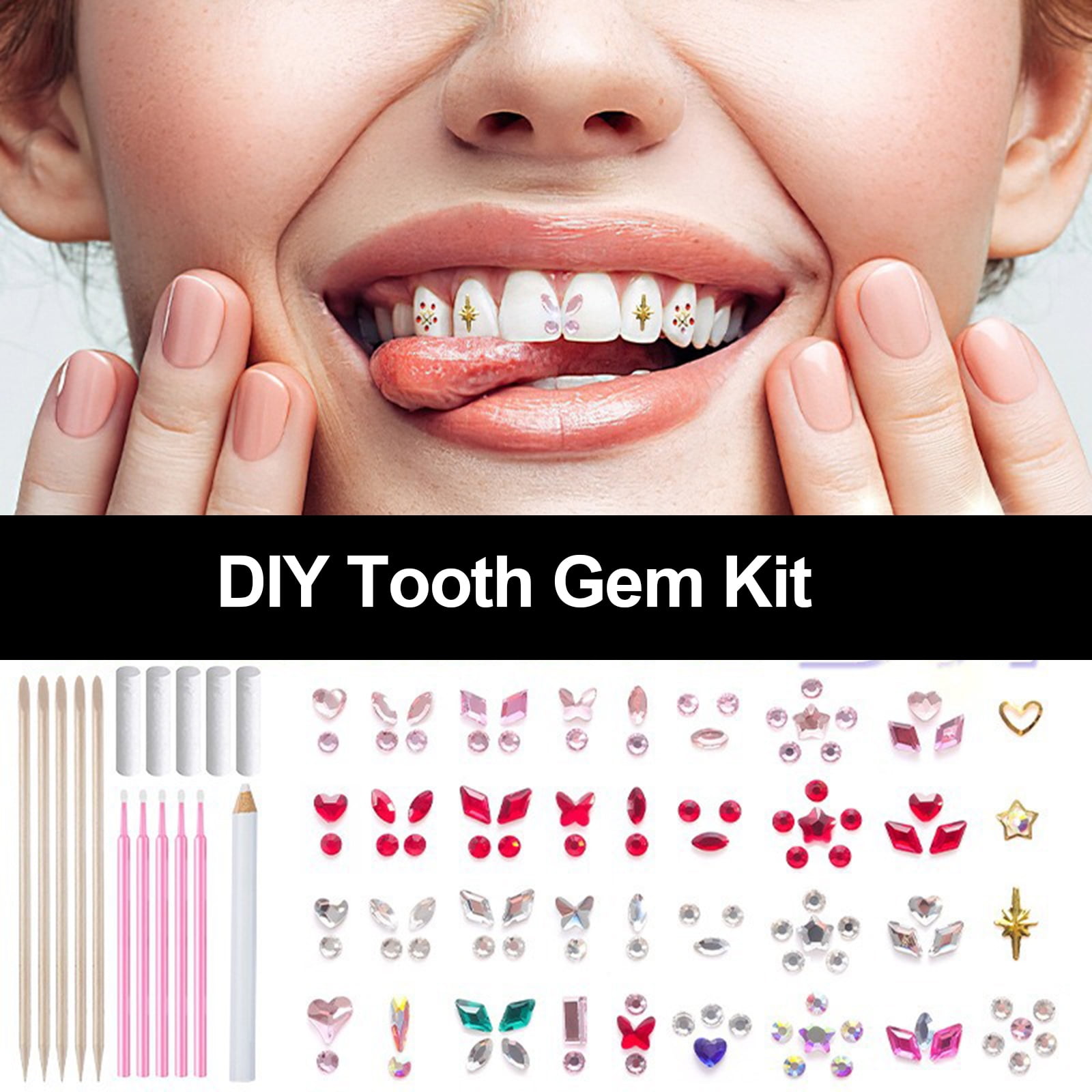 Tooth Gems,Tooth Decoration Tooth Kit Diy Decoration Tooth Tool Diy ...