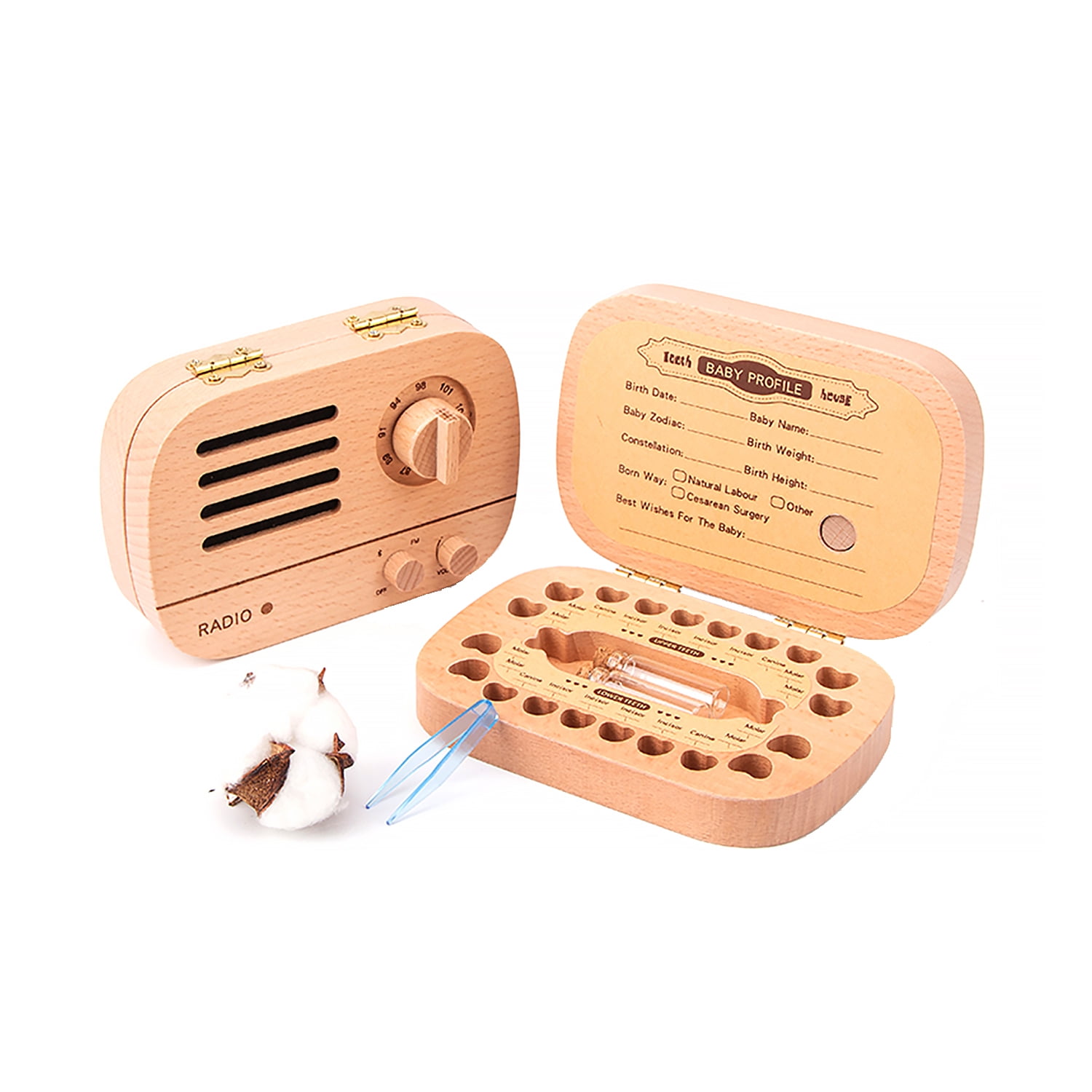 Tooth Holders for Kids Keepsake, Baby Teeth Keepsake Box, Tooth Saver ...