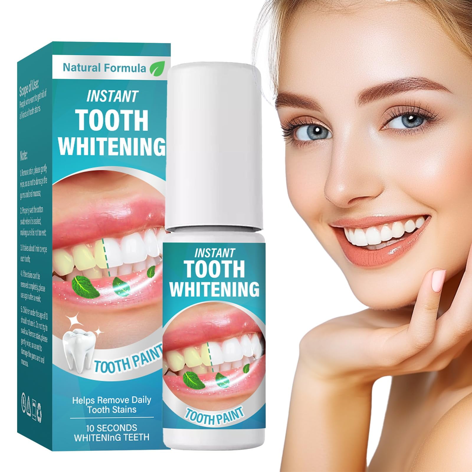 Tooth Paint, Teeth Whitening YPF5 Paint Kit, Instant White Gel Paint ...