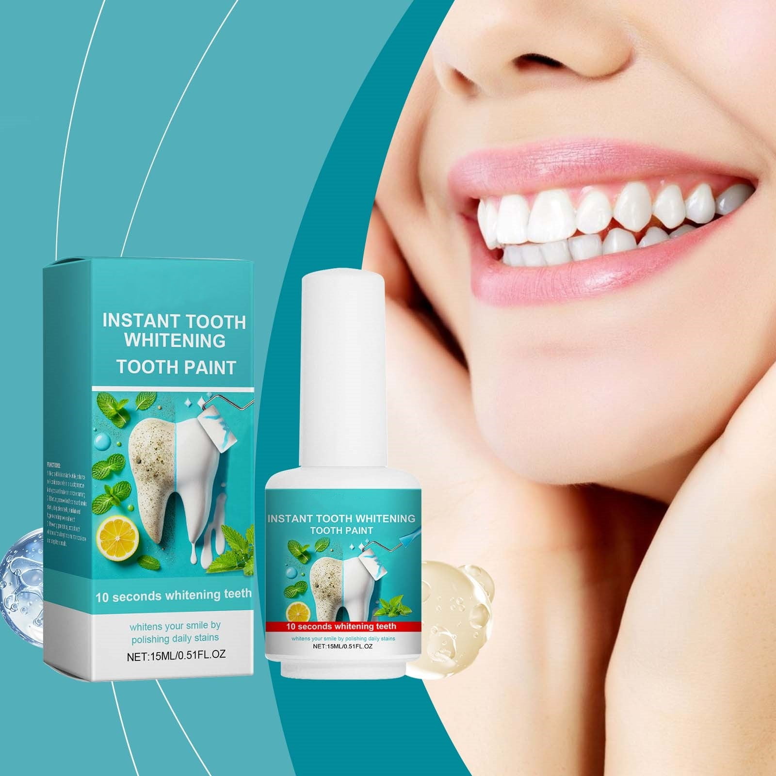Tooth Paint Tooth Polish Up Instant Paint For Teeth Teeth Teeth ...