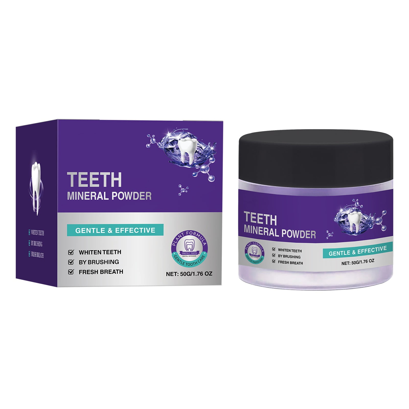 Tooth Powder Cleans and Tooth Stains,Stains,Whitens Teeth,Refreshes ...