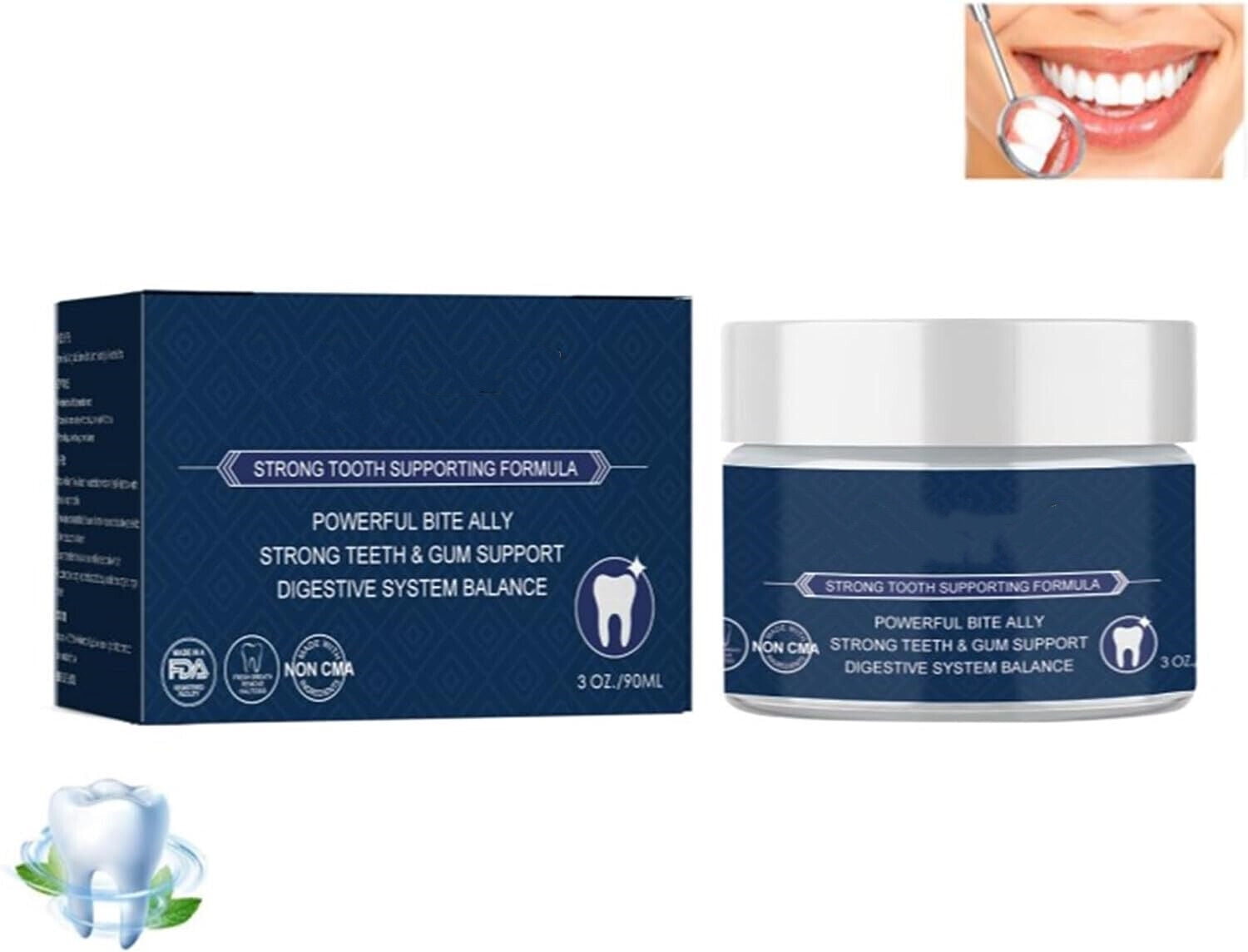 Tooth Powder - Fortbite Toothpaste, Fortbite Toothpaste Bentonite Clay ...