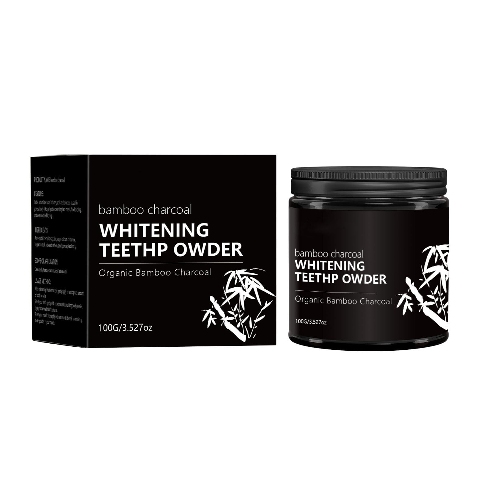 Tooth Powder Mint Flavored Teeth Powder For Stain Removal 100g Tooth ...