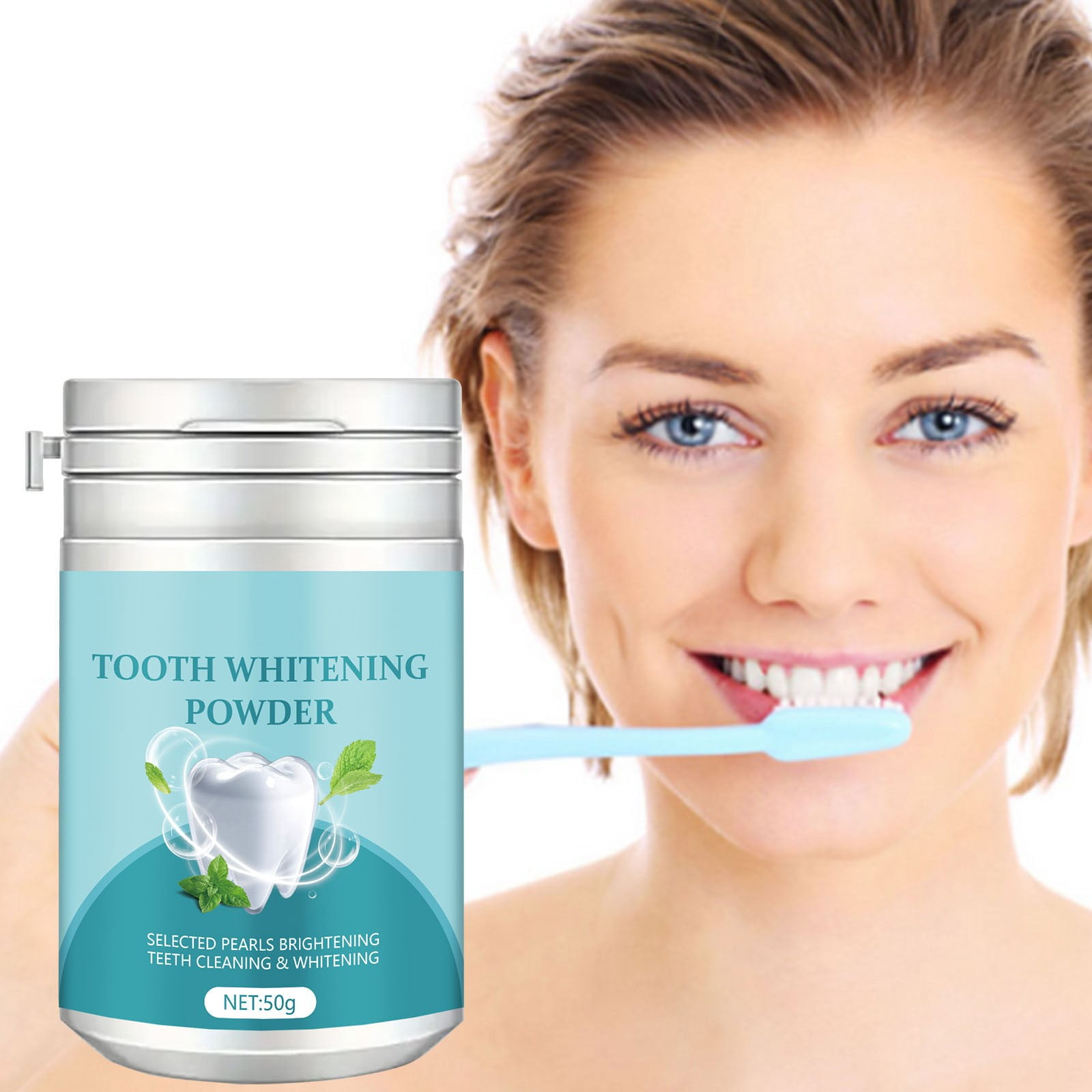 Tooth Powder,White Travel Toothpaste,Oral Cleaning white Teeth Removing ...