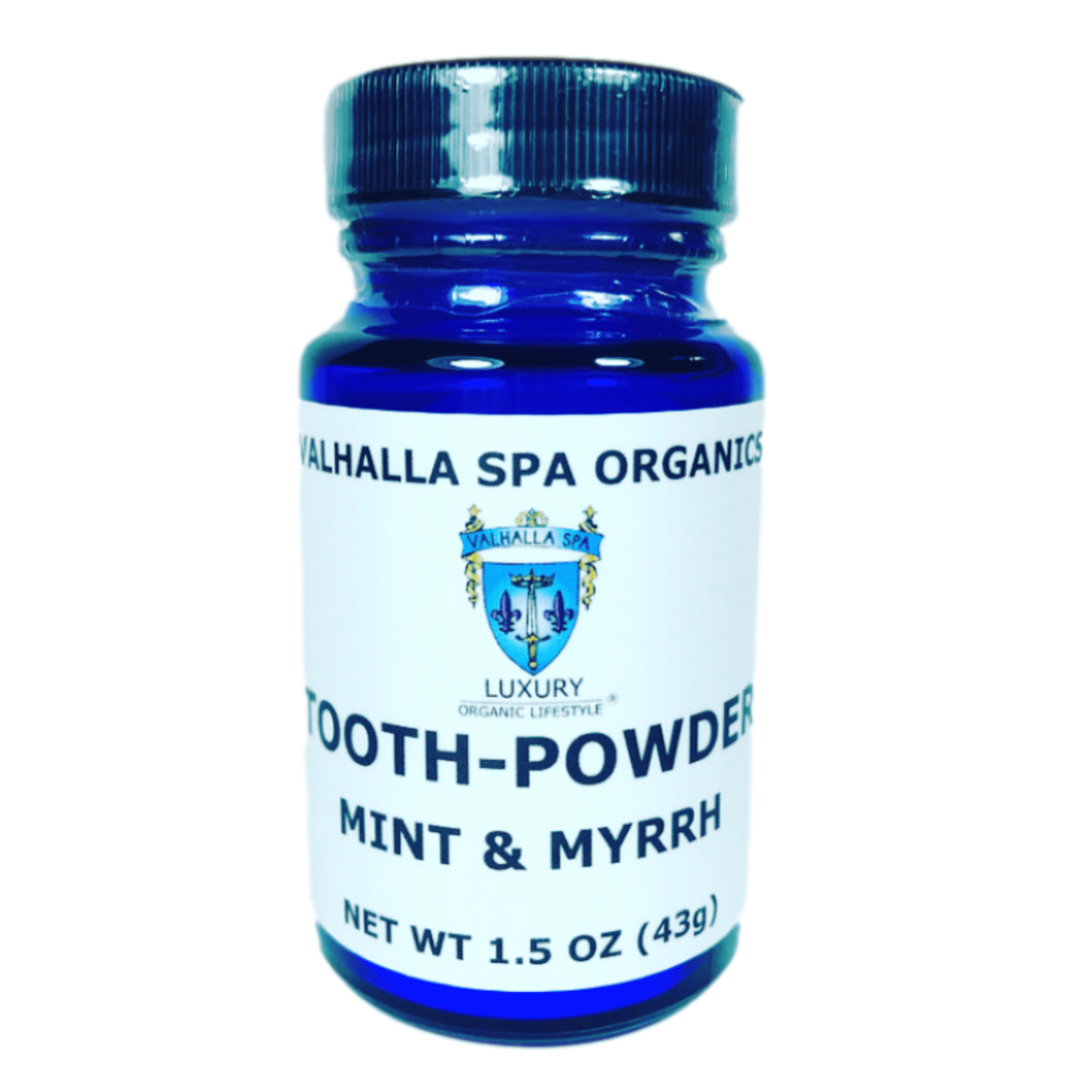 Tooth Powder with Mint and Myrrh Gum | Natural Toothpaste | Fluoride ...