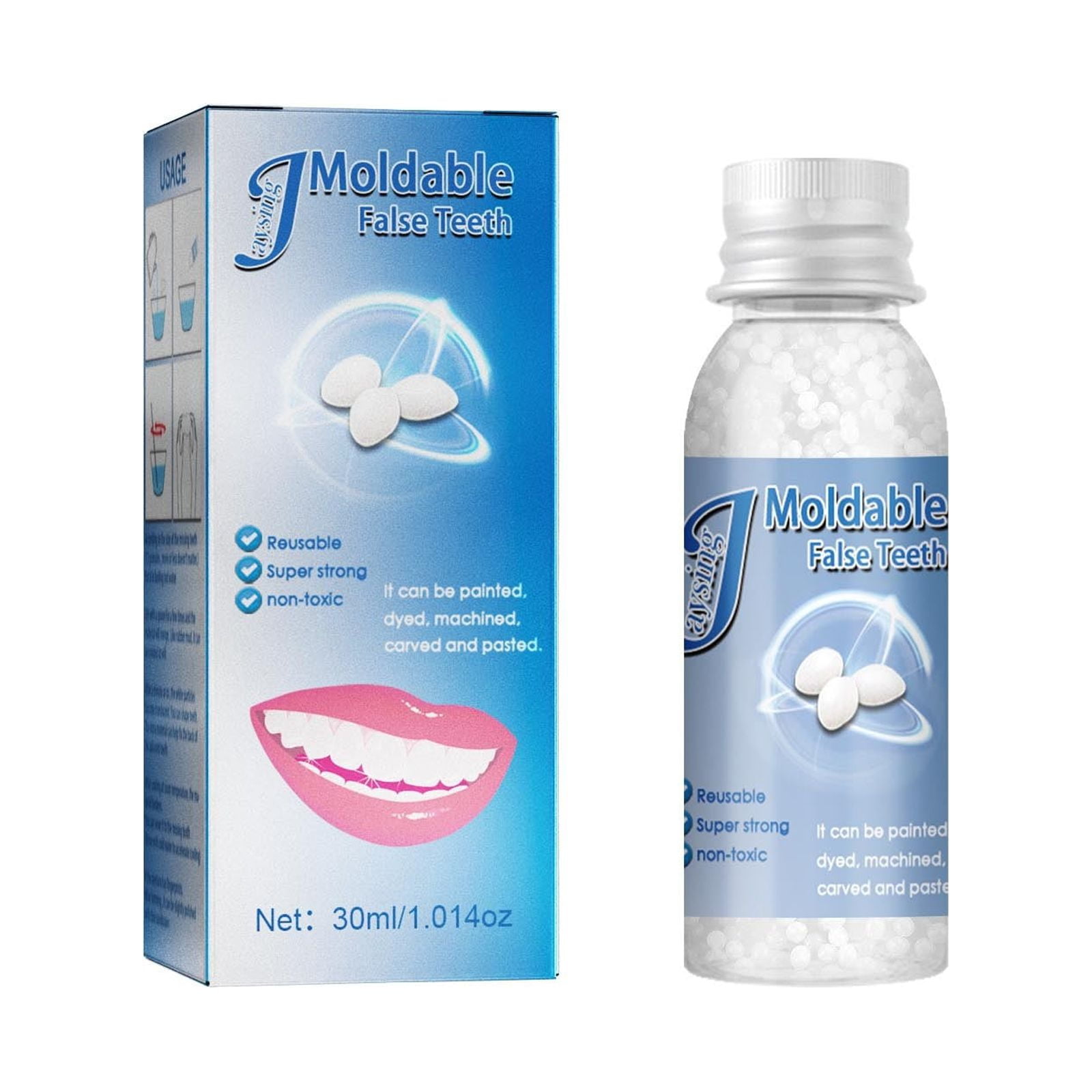 Tooth Repair Kitenamel Repair Toothpaste Tooth Granules Temporary Tooth ...