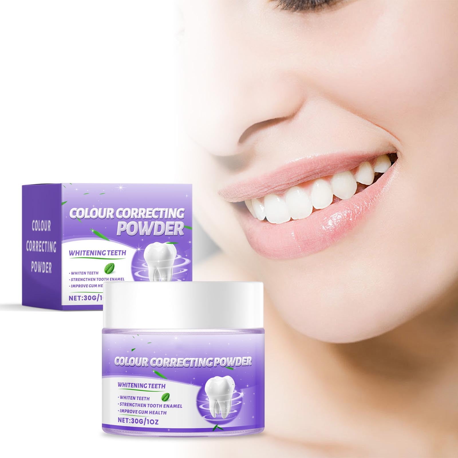 Tooth Repair Powder, 30g Whitening Formula Against Discoloration ...