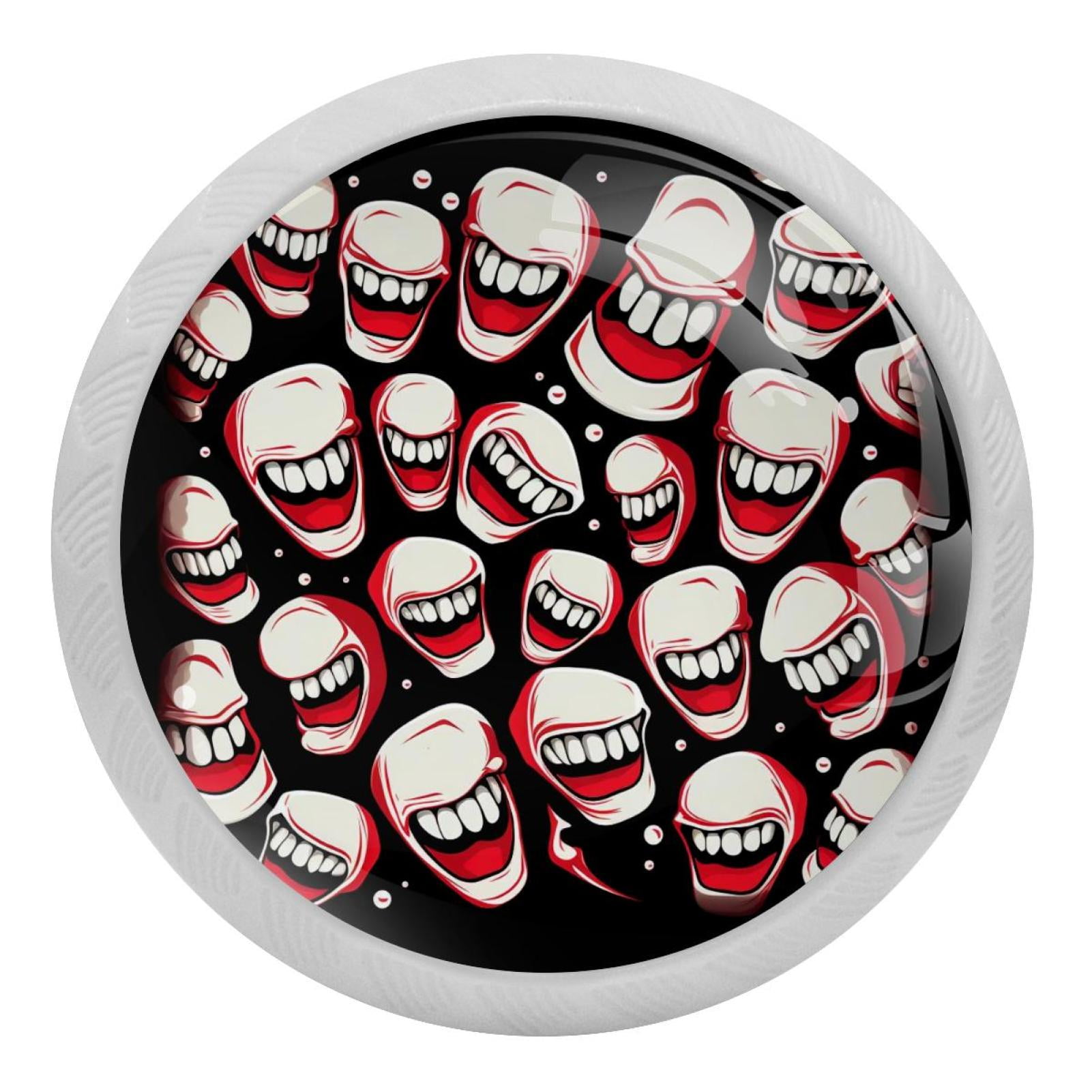 Tooth Round Glow-in-the-Dark Dresser Knobs: Fluorescent Drawer Pulls ...