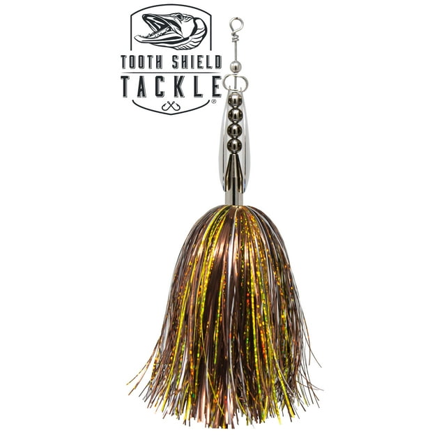 Tooth Shield Tackle The 308 Musky Bucktail Muskie Pike Double 8 Inline ...