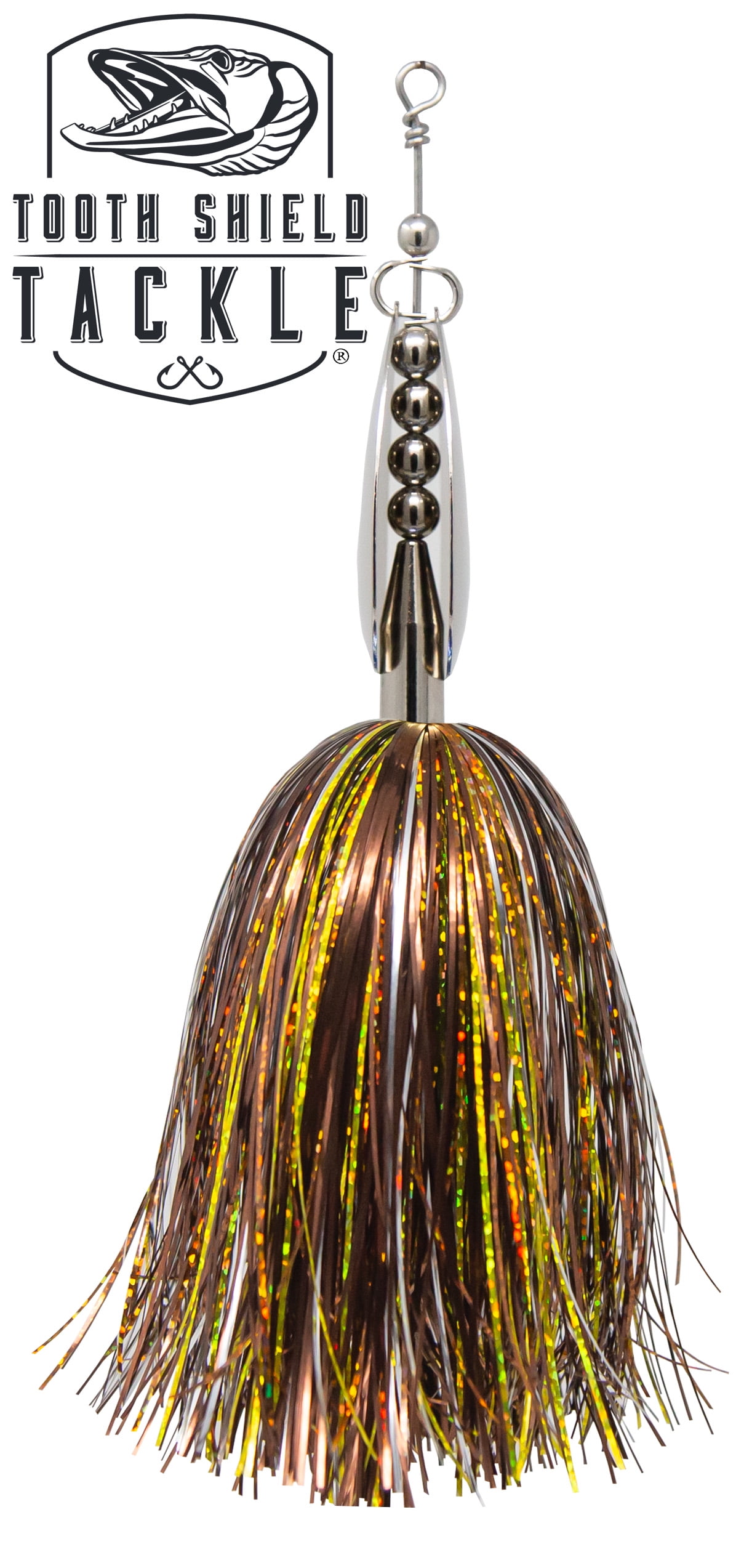 Tooth Shield Tackle The 309 Musky Bucktail Muskie Pike Double 9 Inline ...