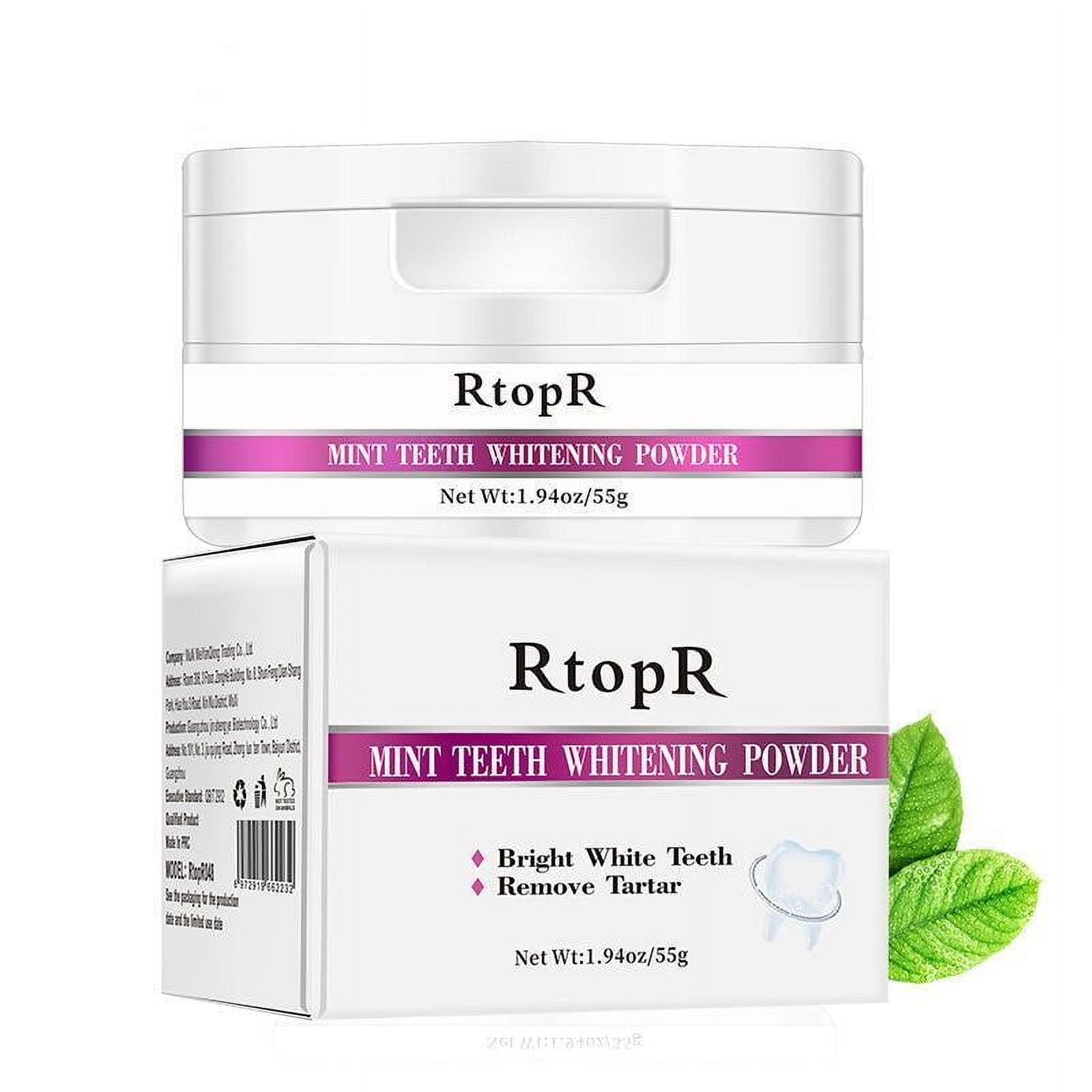 Tooth Whitening Powder, Gently and Powerfully Cleans Teeth Stains ...