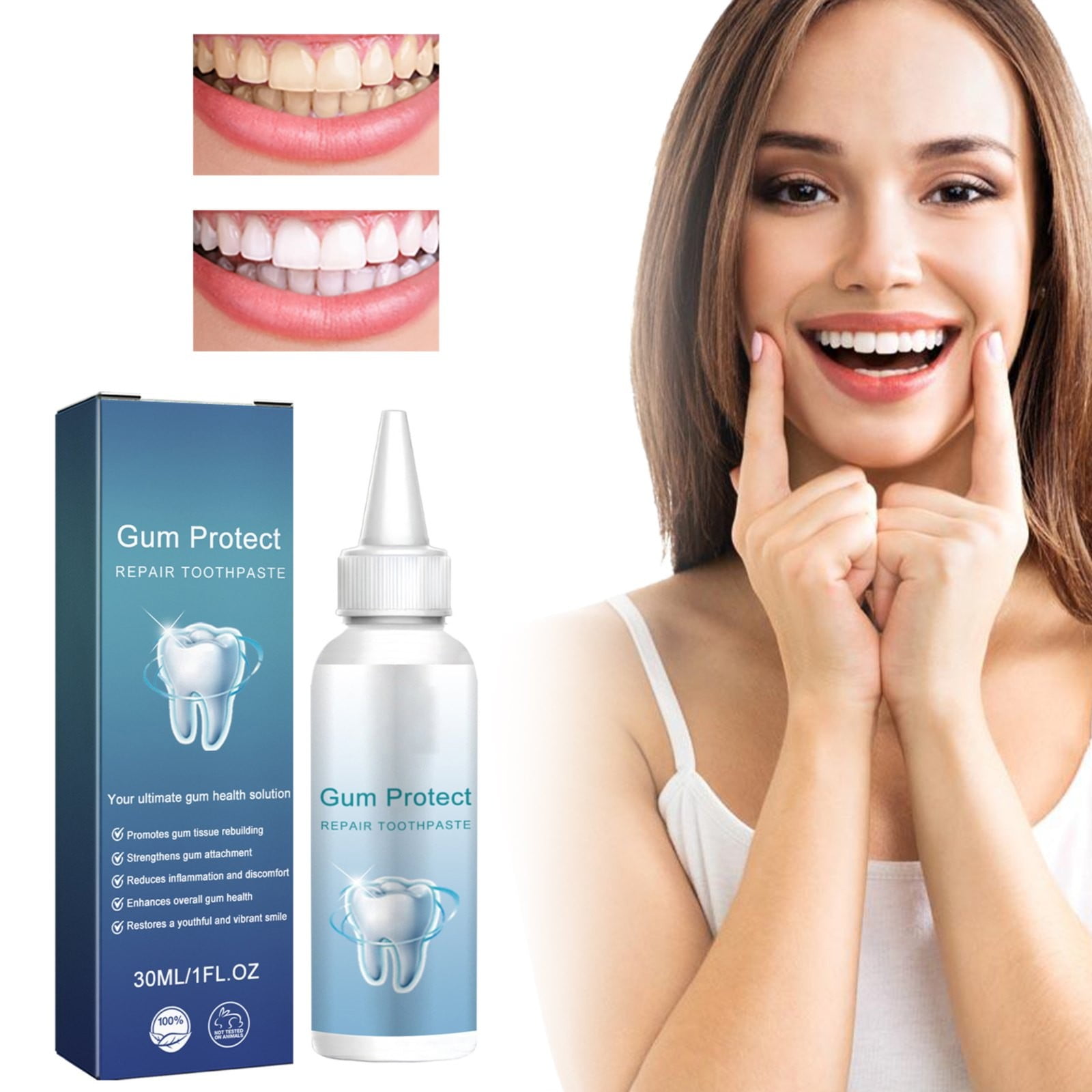 Tooth care Flash Sale Blue 30ML Gum Repair Gel Gum Repair Gel Gum ...