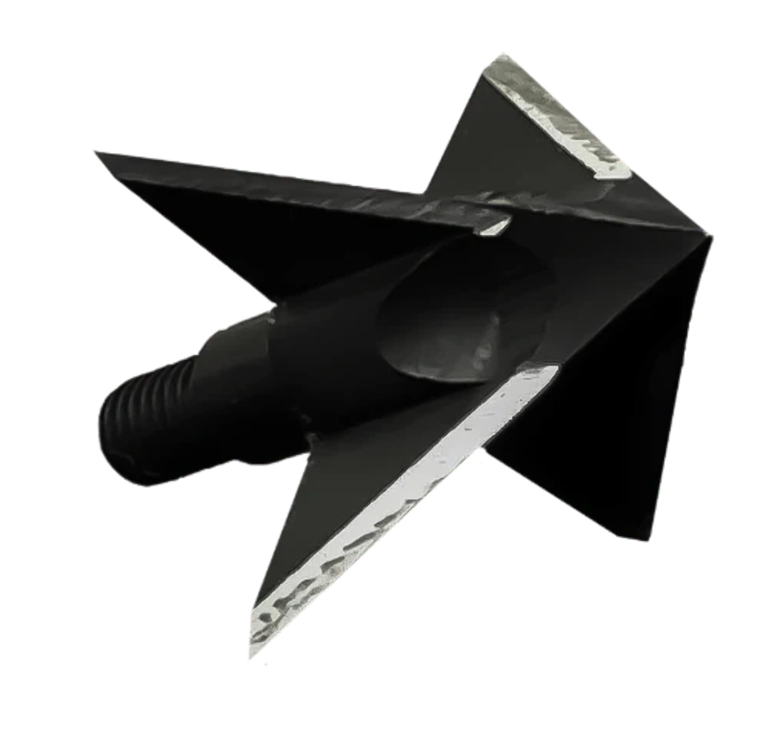 Tooth of the Arrow 125 Grain 4-Blade Solid 1-Inch Broadhead, 3 pack ...