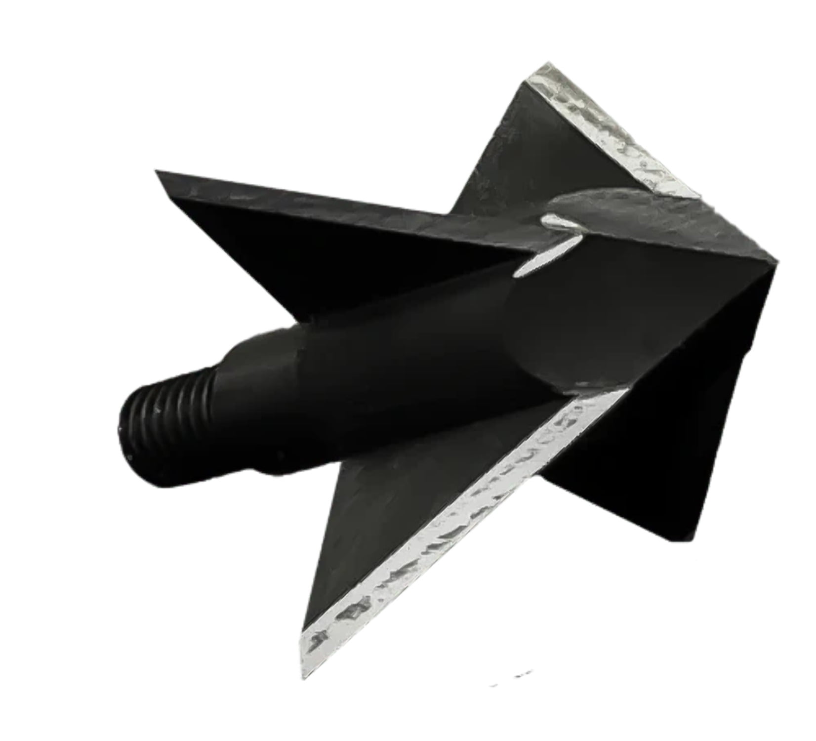 Tooth of the Arrow 150 Grain 4-Blade Solid 1-Inch Broadhead, 3 pack ...