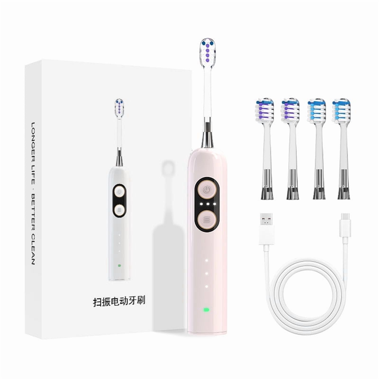 Toothbrush Electric with Holders, 12 Sonic Toothbrush Heads Replacement ...