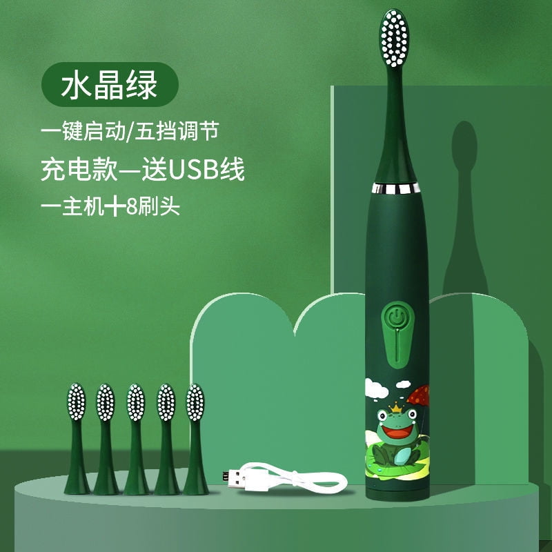 Toothbrush Electric with Holders, 12 Sonic Toothbrush Heads Replacement, 6 Modes, IPX7 ...