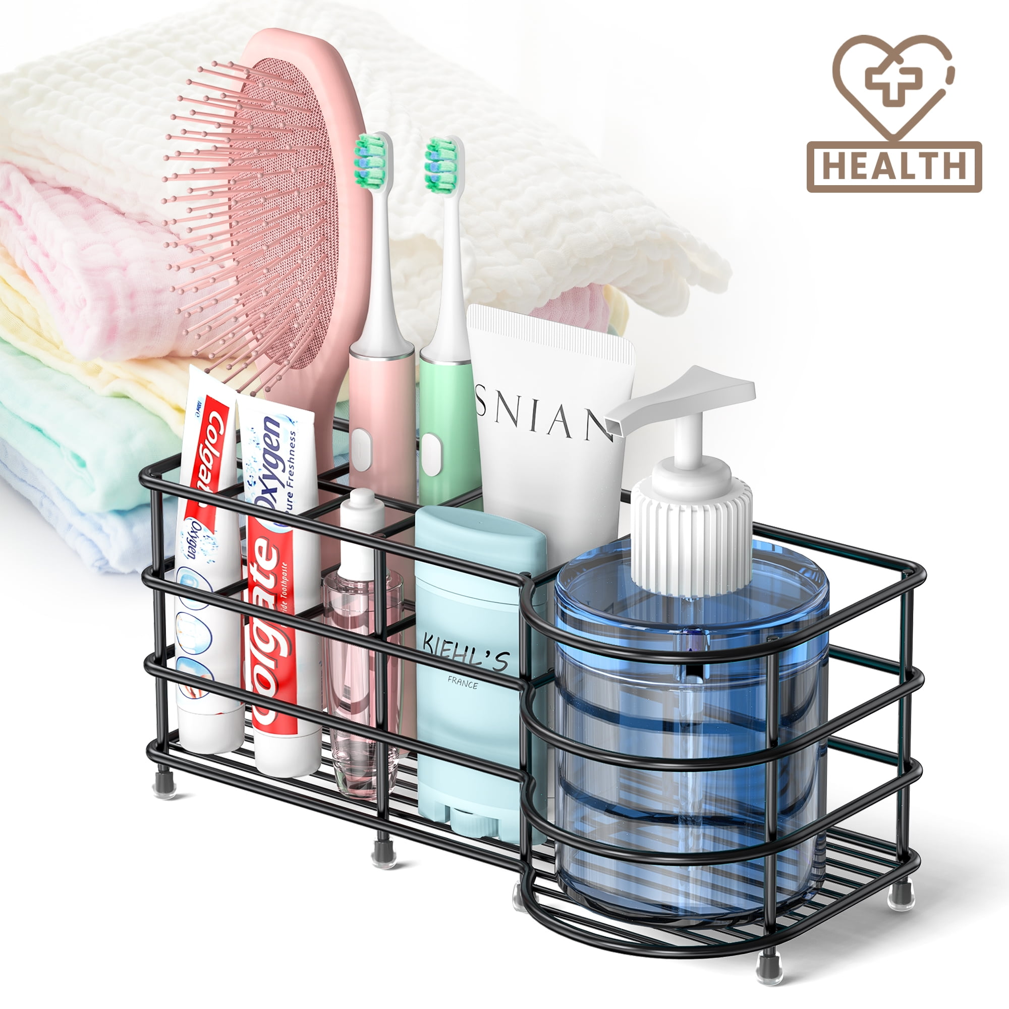 Easy Clean Family Toothbrush Holder, 7 Slots, Rustproof Stainless Steel ...