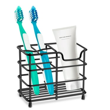 Small Multifunctional Stainless Steel Toothbrush and Toothpaste Holder ...