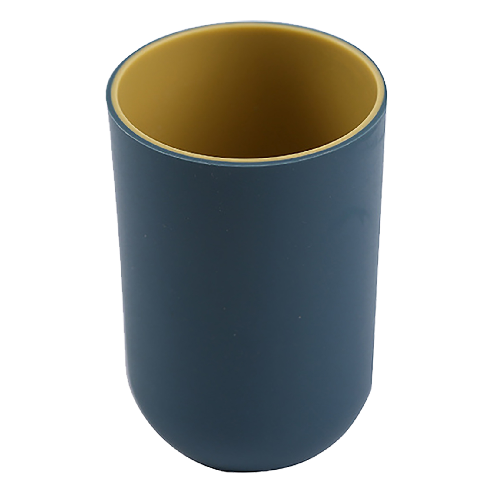Toothbrush Holder Dual Color Toothbrush Cup Round Minimalist Plastic ...