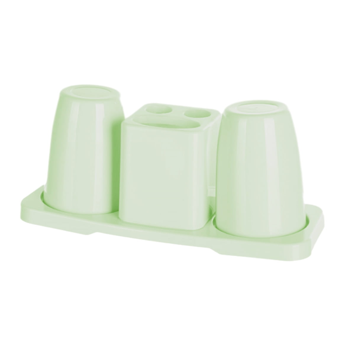 Toothbrush Holder Toothpaste Dispenser for Bathroom Vanity Organizer ...