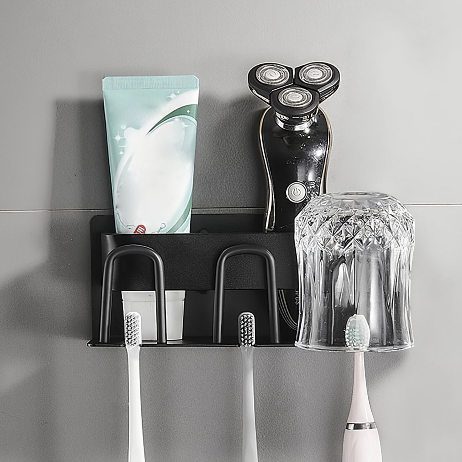 Toothbrush Holder Wall Mounted, Self Adhesive Tooth Brush Holder for ...