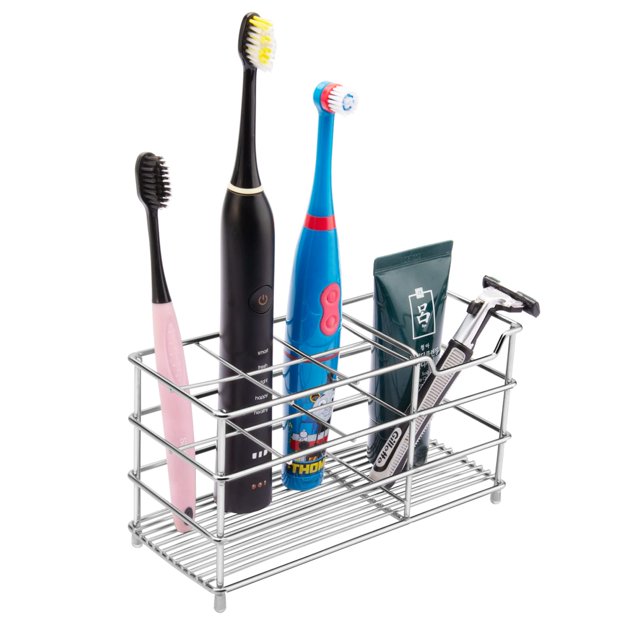 Wall Mounted Toothbrush Holder, Stainless Steel Organizer ...