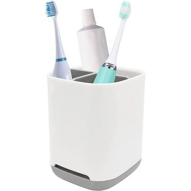 Mainstays Basic Ceramic Toothbrush Holder White - Walmart.com