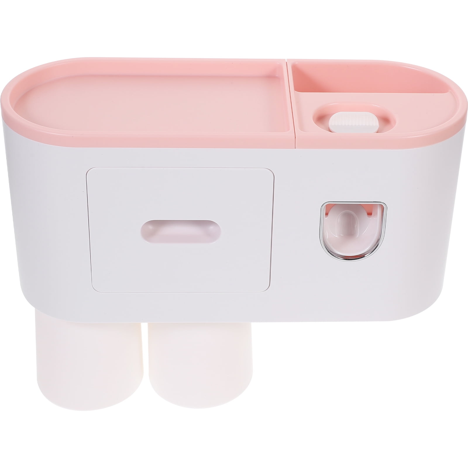 Toothbrush Holder with Toothpaste Squeezer Razor Organizer Automatic ...