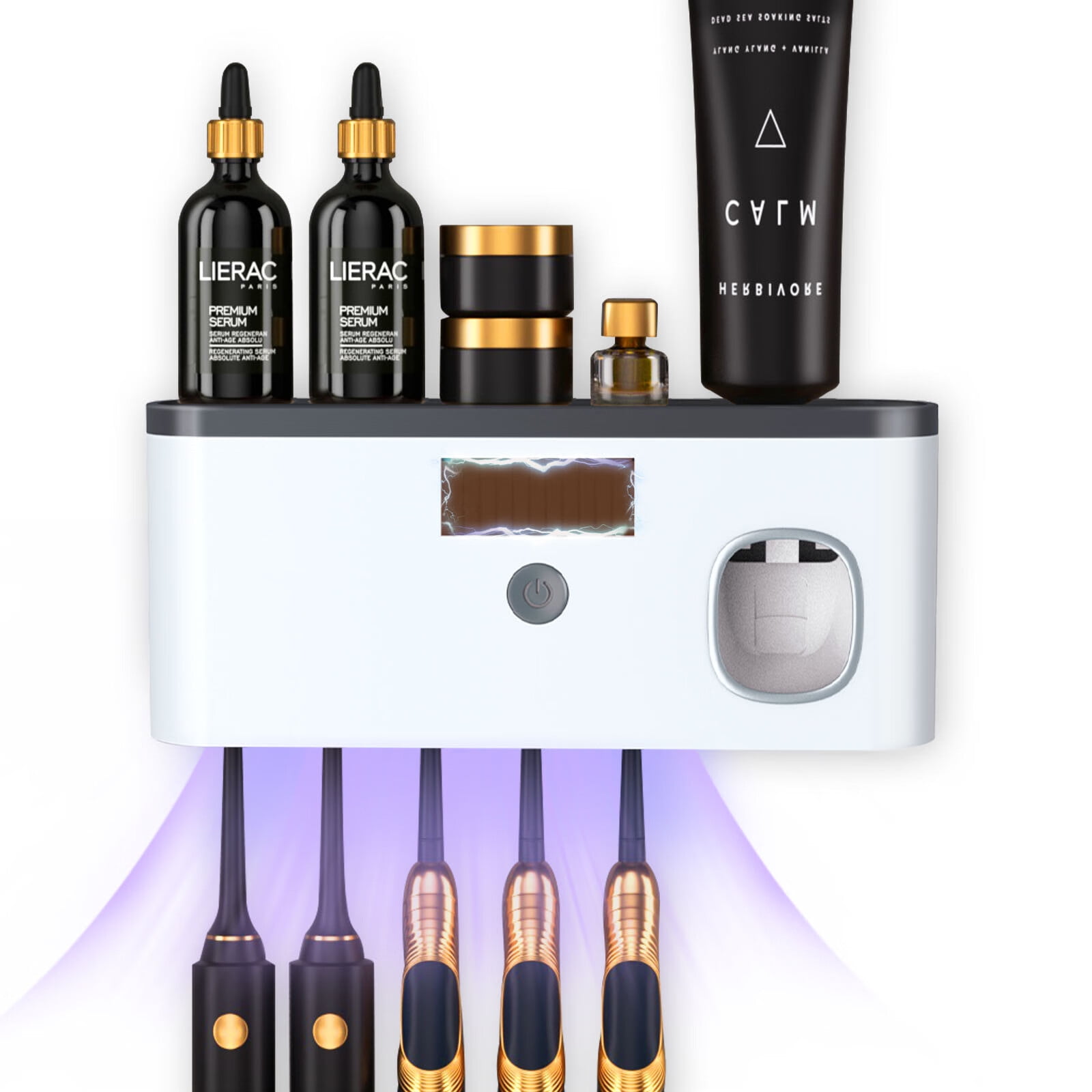 Toothbrush Holders for Bathrooms with UV Toothbrush Sanitizer ...