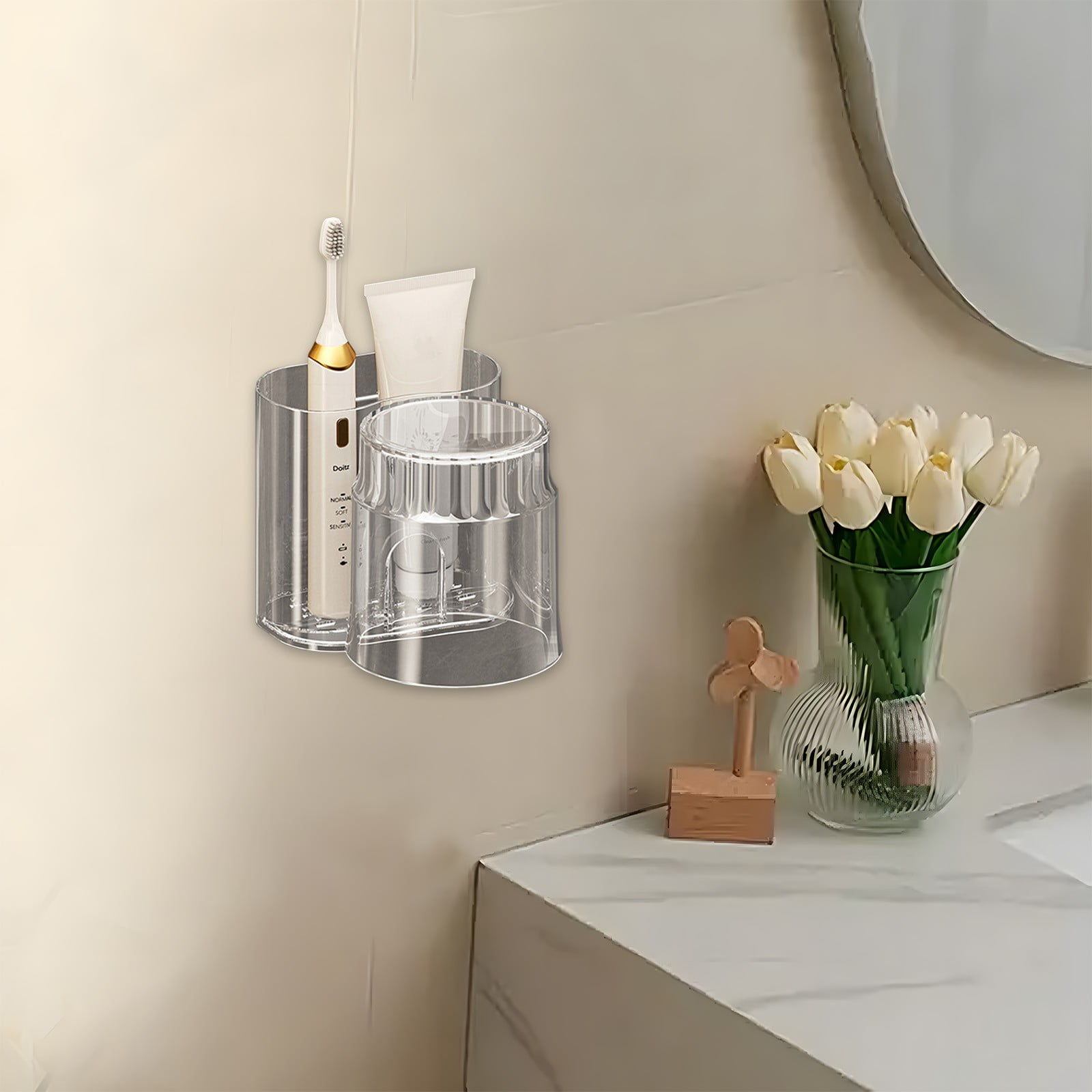 Toothbrush Holders Hkapeg Multifunctional Shelf Bathroom Cabinet Wash ...