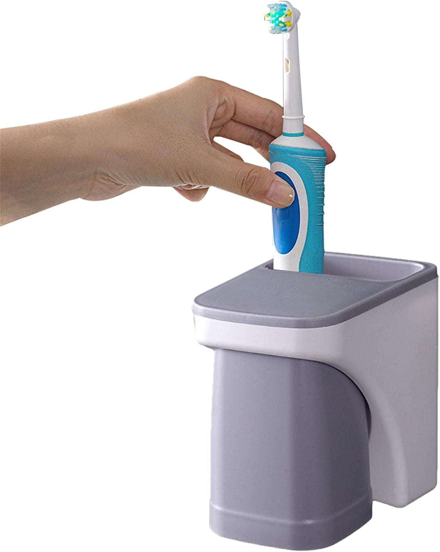 Toothbrush Holders Wall Mounted, Home Gadgets Toothpaste Dispenser Wall ...