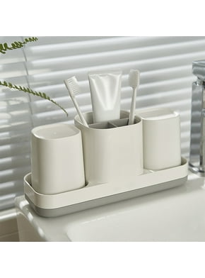 Toothbrush Holder Set in Bathroom Accessories - Walmart.com