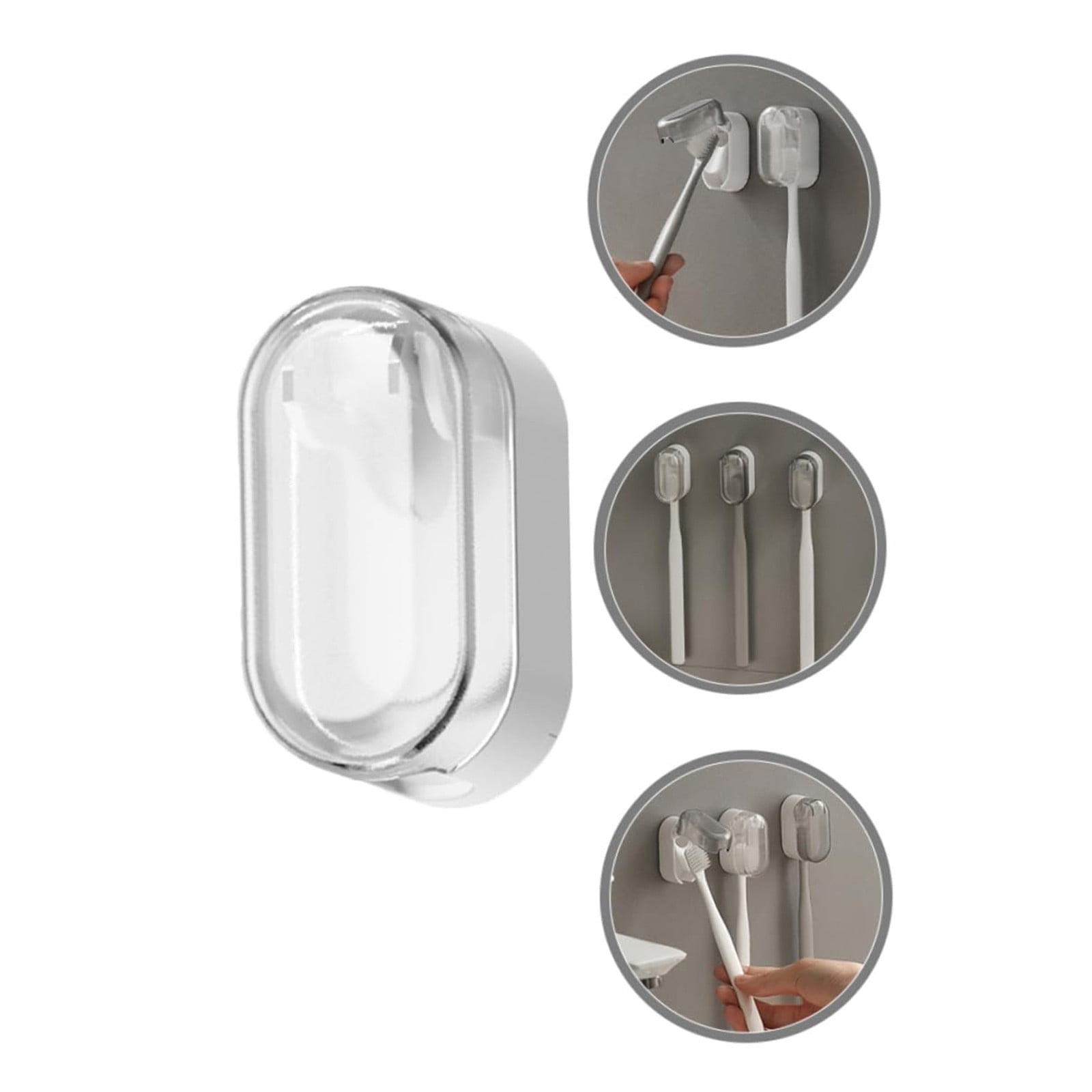 Toothbrush Rack Toothbrush Caps Toothbrush Wall Holder Toothbrush Base ...