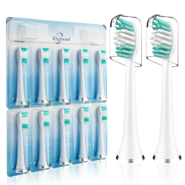 Toothbrush Replacement Heads Compatible OIF8 with AquaSonic Vibe Series ...