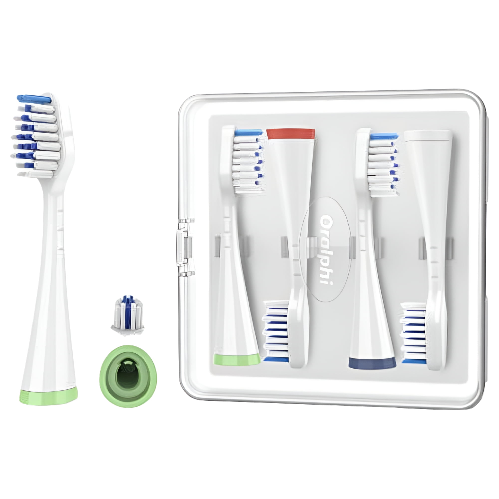 Waterpik Compatible Toothbrush Replacement Heads, 4-Pack for Complete ...